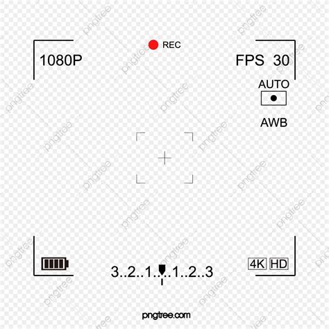 카메라 인터페이스 녹화 테두리 테이프 일러스트 테두리 클립 아트 비디오 카메라 비디오 테이프 Png 일러스트 및 벡터 에 대한 무료 다운로드 Pngtree