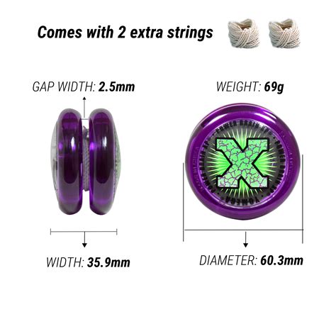Yomega Power Brain Xp Yoyo Includes Synchronized Clutch And A Smart Switch Which Enables