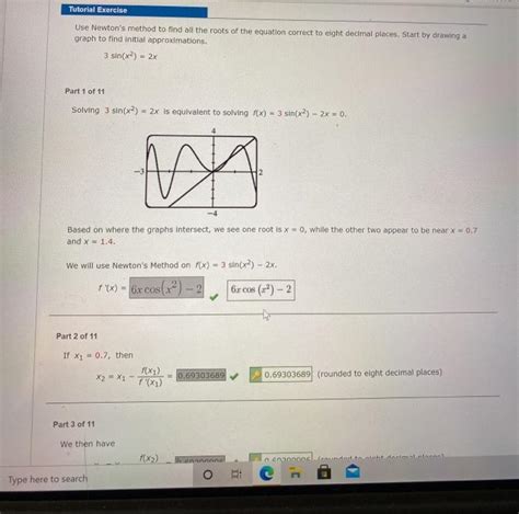Solved Tutorial Exercise Use Newtons Method To Find All The