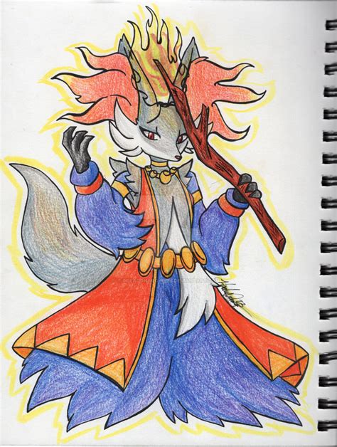 Shiny Delphox By Dreagonarchives On Deviantart