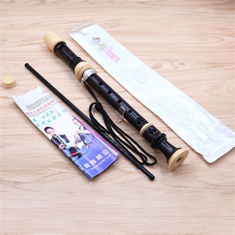 8 Hole Flute Recorder Fingering Soprano Ivory Look With Fingering Chart Shopee Philippines