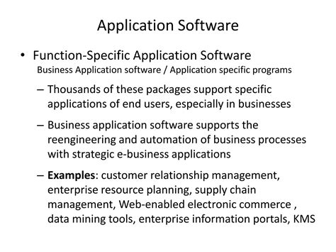 Chapter 4 Computer Software Ppt