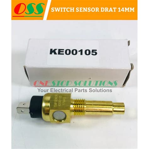 Jual Switch Sensor Water Temperature Sender Temp Air Kus Model T Drat 14mm 14 Mm Genset Ke00105
