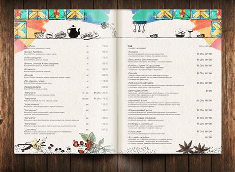Баттерфляй. Меню on Behance