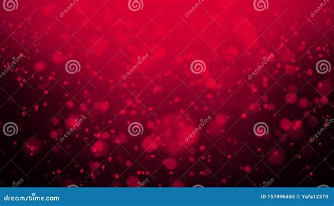 Red Romantic Love Bokeh For Background Texture Overlays Magic Glitter Design Element Imagen De
