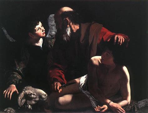 El Sacrificio De Isaac Caravaggio Feeltheart