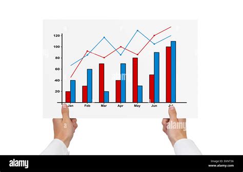 Paper With Graph Stock Photo Alamy