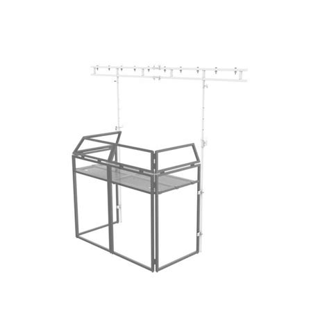 Ultimax Dj Booth Goal Post System With Carry Bag White Stands Staging And Trussing From