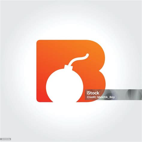 크리에이 티브 편지 B 기호 폭탄 개념 일러스트 0명에 대한 스톡 벡터 아트 및 기타 이미지 0명 2차 도형 개념 기호 Istock