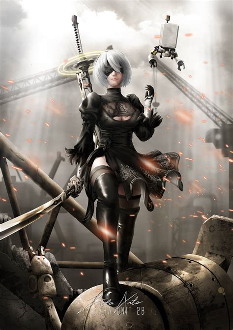 Yorha Unit 2b By Zetaarts On Deviantart