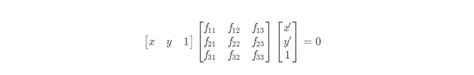 计算机视觉python 基础矩阵和极点极线基础矩阵和左右极点 Csdn博客