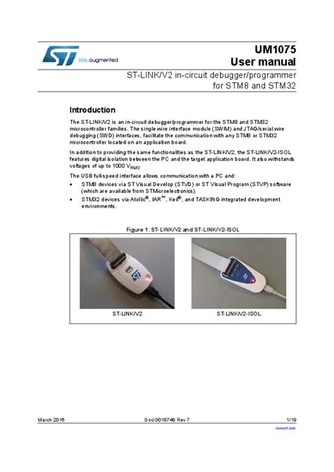Stmicroelectronics St Link V2