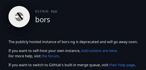Bors Is Deprecated · Issue 380 · Stackabletech Issues · Github