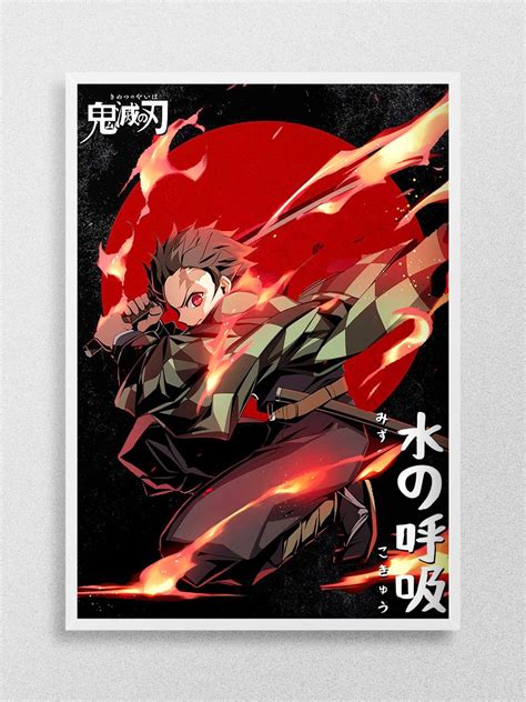 Demon Slayer Anime Poster Çerçevesiz Yüksek Kalite Anime Duvar Poster