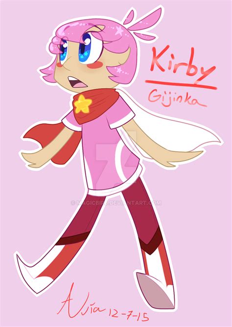 Kirby Gijinka By Magicbirb On Deviantart