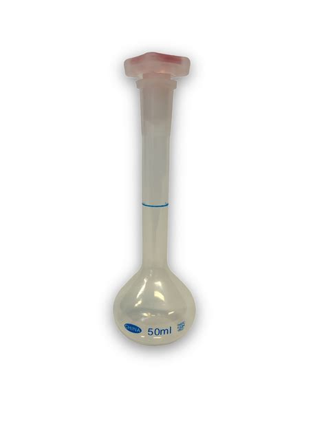 Volumetric Flask With Stopper Plastic 5 Sizes Norchemist