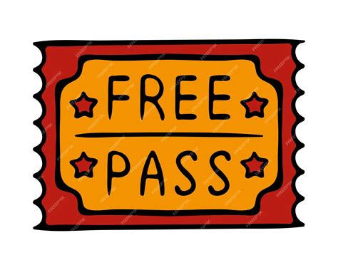 Premium Vector Free Pass Coupon Check Reservation Guarantee Event