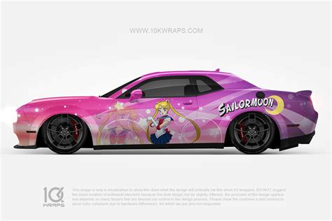 Sailor Moon Car Wraps 04 Made With Top 3m Vinyl 10kwraps