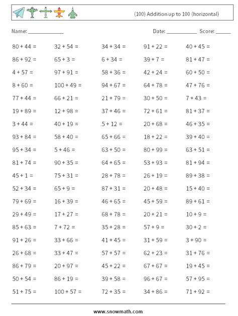 Math Drills Worksheets Worksheets Library