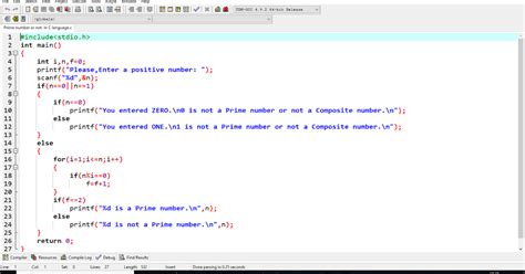 Prime Number Or Not In C Language