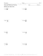 Practice Problems Precalculus Sum And Difference Identities Course Hero