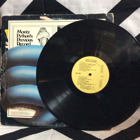 Vinyl Record Monty Pythons Previous Record Boardwalk Vintage