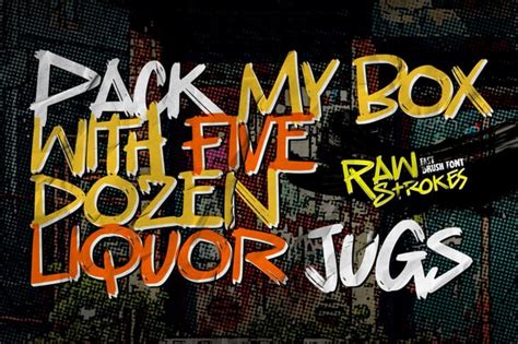 Raw Strokes Fast Brush Font Script And Handwritten Ft Rawstrokes
