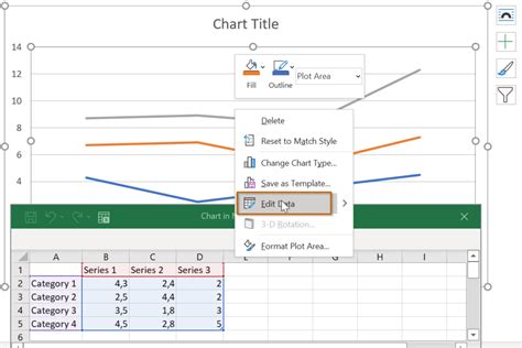 How To Draw A Line Graph In Word Document