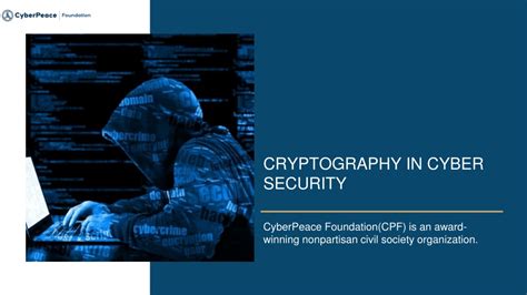 Ppt Cryptography In Cyber Security Cyberpeace Foundation Powerpoint