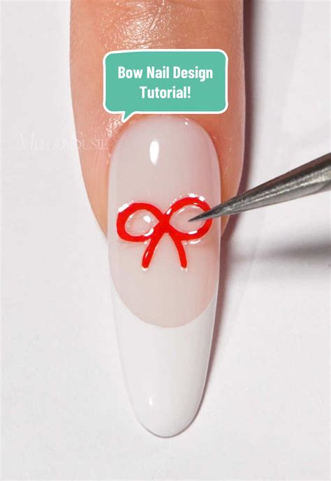 Bow Nail Design Tutorial For Stunning Manicure Tiktok