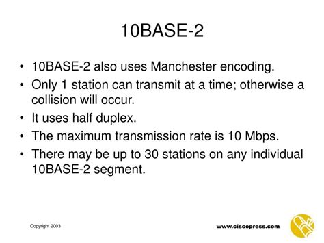 PPT CCNA 1 Chapter 6 Part 1 Ethernet Technologies PowerPoint Presentation ID 5496263