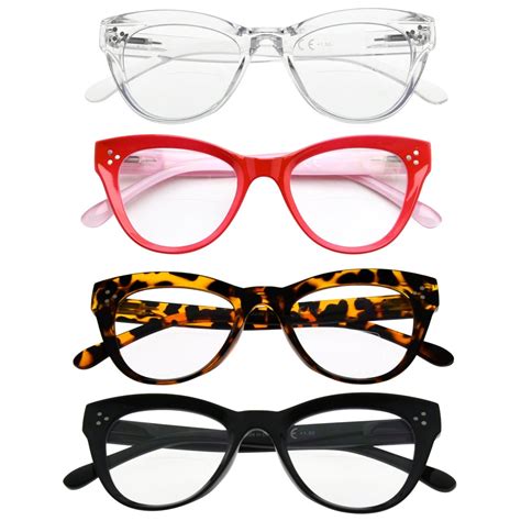 Bifocal Reading Glasses Cat Eye Design Women Br9108 4pack