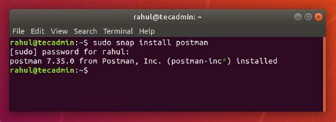 How To Install Postman On Ubuntu 1804 Tecadmin