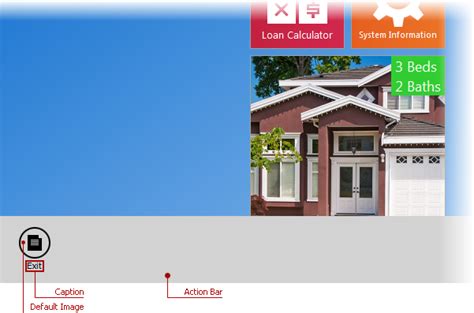 Tile Control Tutorial Step 8 Add Action Bar Items Vcl Devexpress