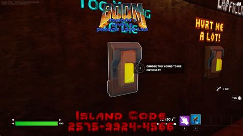 Doom Remade In Creative Mode 20 💀boom💀 E1 Level 5 Phobos Base Lab 2575 9924 4566 R