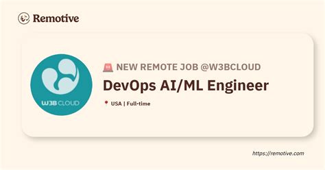 [hiring] devops ai ml engineer w3bcloud