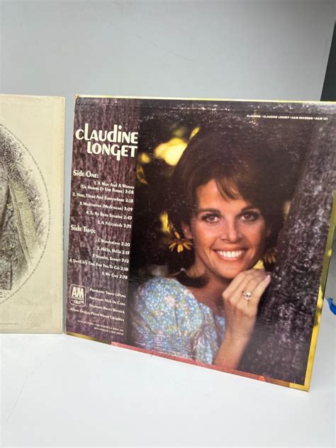 Lot Of Claudine Longet Vintage Franco American Singer Vinyl Records