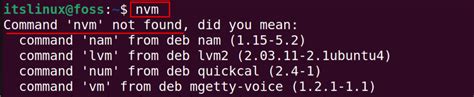 Fixed Command Not Found Nvm Its Linux Foss