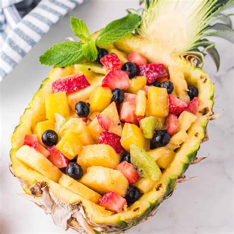 Fruit Salad Pineapple At Erica Gilman Blog