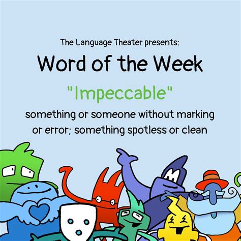The Language Theater On Linkedin Wordoftheweek Adjective Grammar English Esl