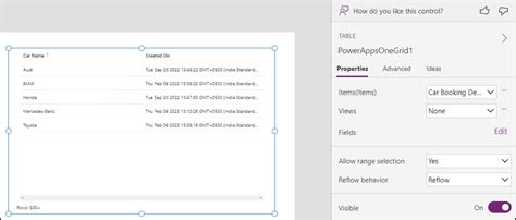 Power Apps Modern Table Control How To Use