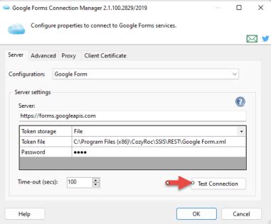 Google Forms Connection Cozyroc