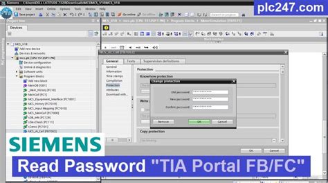 Unlock Password Tia Portal Function Block Siemens Plc247 Com