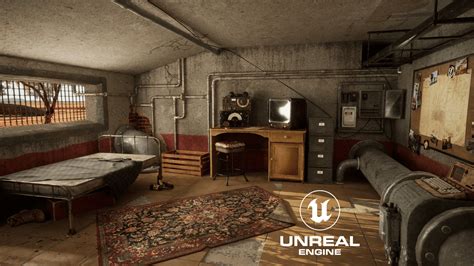 Artstation Post Apocalyptic Bunker