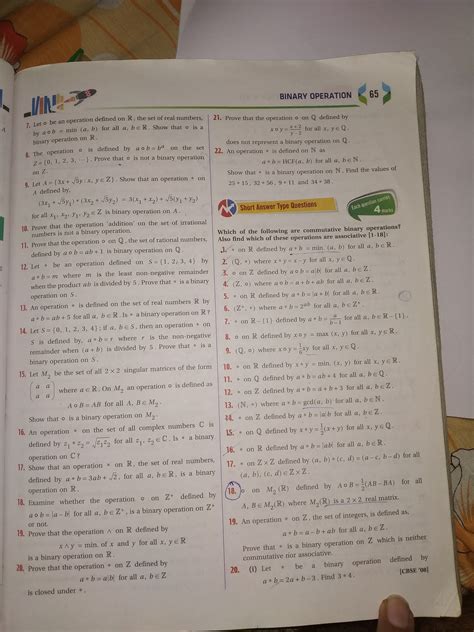 Class 12 Sn Dey Maths Book Free Pdf Download Of Excercise Of Relations Mapping Or Functions