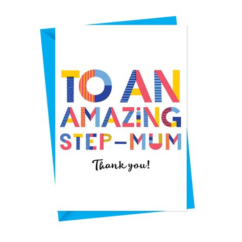 Amazing Step Mum Card Personalised Card All Purpose