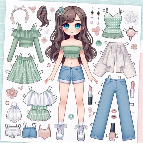 Pin On Boneca De Papel