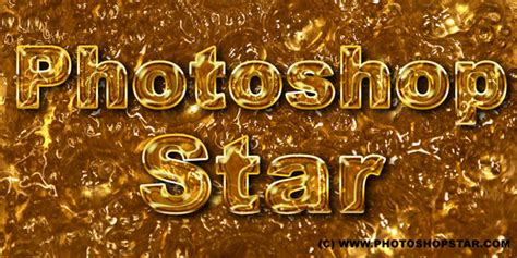 How To Create Caramel Text Effect On Photoshop Photoshop Star