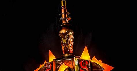 My Partner And I Built A Life Size Sulfuras With Floating Rocks Album On Imgur