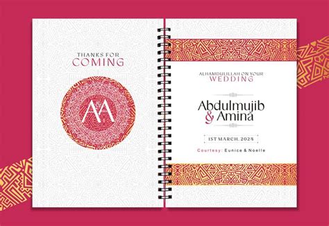 Simple Wedding Jotter